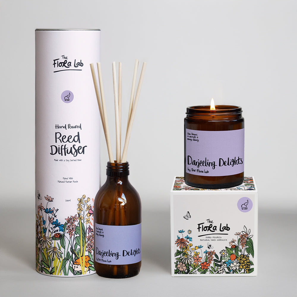 Single Wick Candle + Room Diffuser Bundle - Scent + Save – The Flora Lab